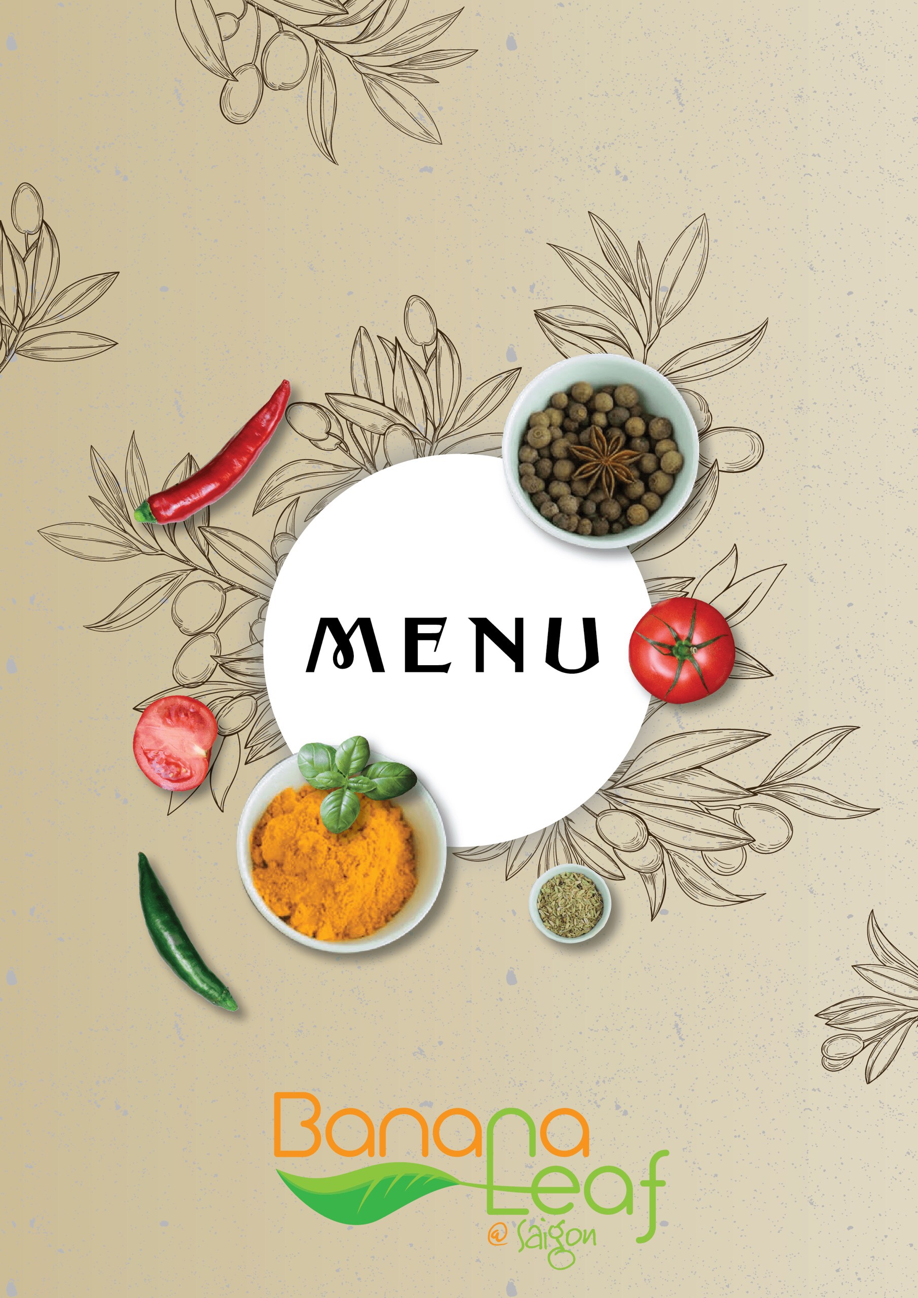 Banana Leaf Menu File